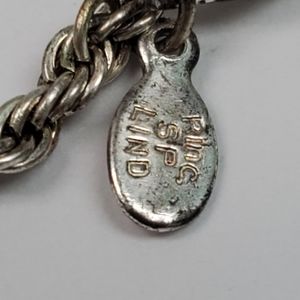 LIND | Jewelry | Vintage Lind Sp Silver Plate 8 Rope Chain Necklace ...